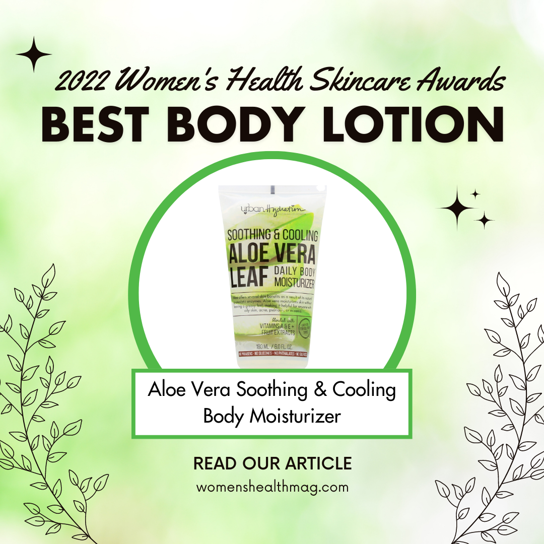 Our Aloe Vera Body Moisturizer Received A Women's Health Skincare Awar ...